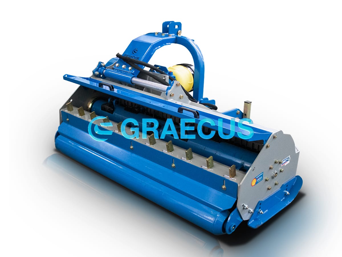 Tocator de vegetatie, 140 cm, conectare cardan tractor, Graecus Ares ...